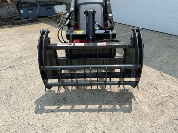 SPIDER Grapple Rake for mini loader - Spider Attachments