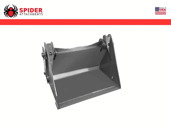 SPIDER 4-N-1 Combination Bucket for mini loader - Spider Attachments
