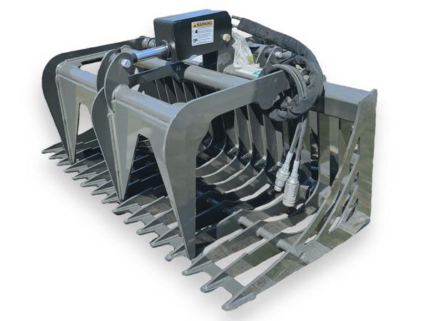 SPIDER Rock Grapple for mini loader - Spider Attachments