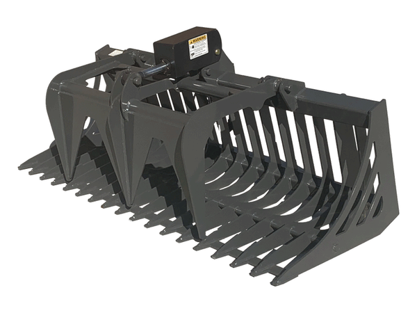 SPIDER Rock Grapple for mini loader - Spider Attachments