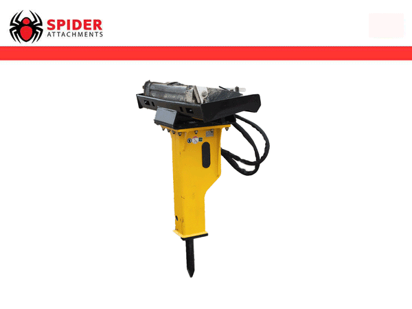 SPIDER hydraulic hammer for mini loader - Spider Attachments