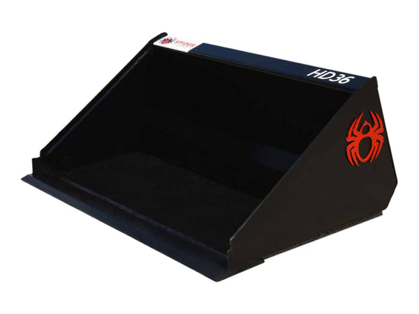 SPIDER HEAVY DUTY MINI LOADER LOW PROFILE BUCKET (ML) - Spider Attachments